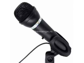 Gembird kondenzatorski mikrofon sa stalkom 3,5mm, black MIC-D-04