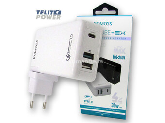 Romoss power CUBE-EX Tip C &amp; USB 3-Port power adapter ( 2025 )