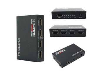 HDMI spliter 1/4 1080P 3D V1.4 aktivni ( 55-002 )