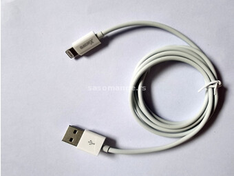 Xwave USB kabl /USB 2.0 (tip A ) - LIGHTNING(kompatibilni za iPHONE ) /dužina 1.2m/3A/beli pvc ( ...