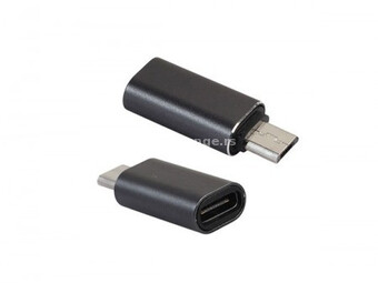 Xwave adapter micro USB (muški) na USB TIP-C (ženski) za priključivanje Tip-C kabla na micro USB ...