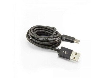 S BOX Kabl USB A - Type C 90 1 5 m Black