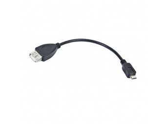 Gembird A-OTG-AFBM-001 USB OTG Micro USB kabl 15cm ( USBOTG1/Z )