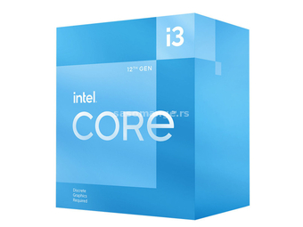 CPU s1700 INTEL Core i3-12100F 4-Core 3.30GHz (4.30GHz) Box