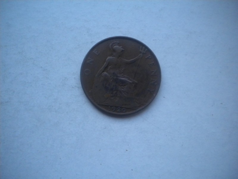 ONE PENNY 1920 - V.BRITANIJA