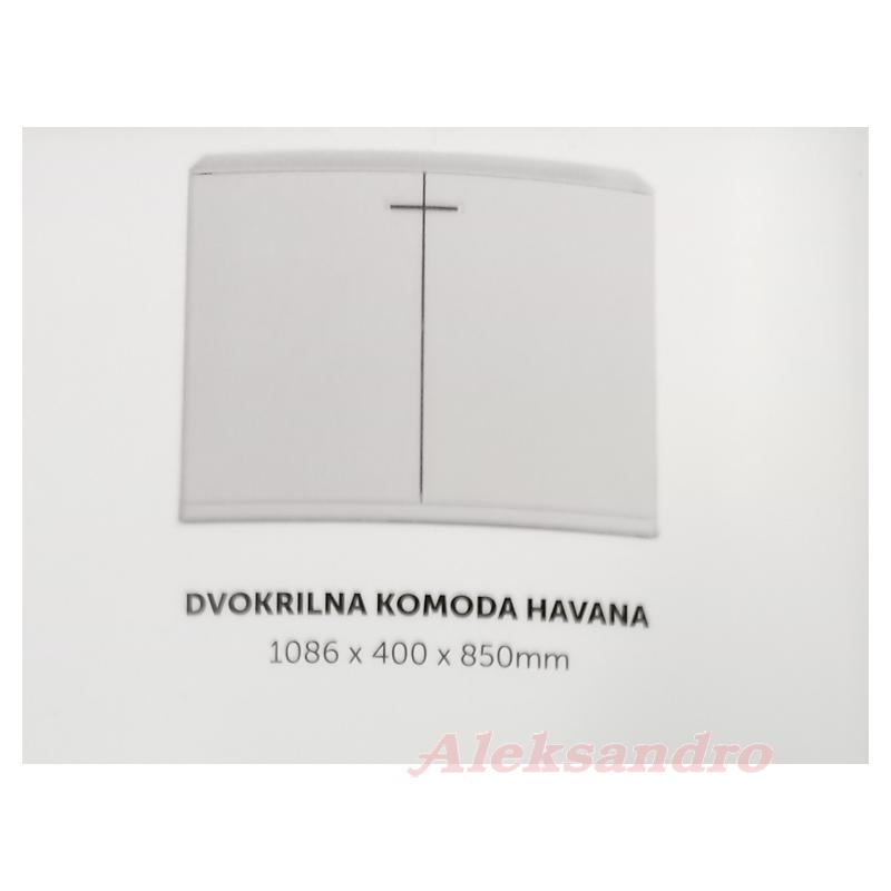 DVOKRILNA KOMODA HAVANA