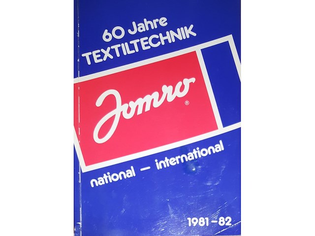 Katalog `JUMRO TEXTILTECHNIK` Germany