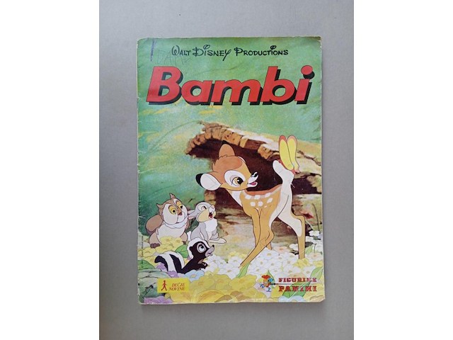 Bambi, Panini, Walt Disney, 98 % Popunjen !!!