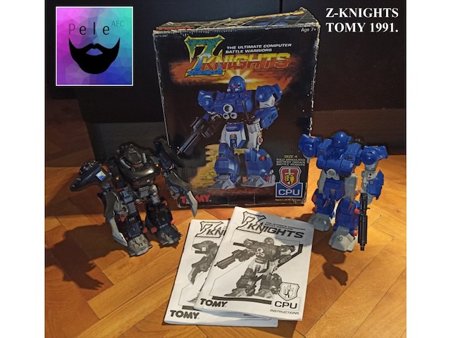 Z-Knights Tomy 1991.dva robota  - RARITET
