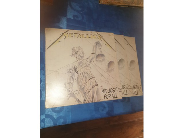 METALLICA and JUSTICE for ALL --2lp