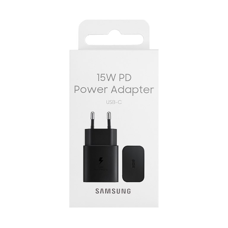 SAMSUNG Adapter, USB-C 15W,crni