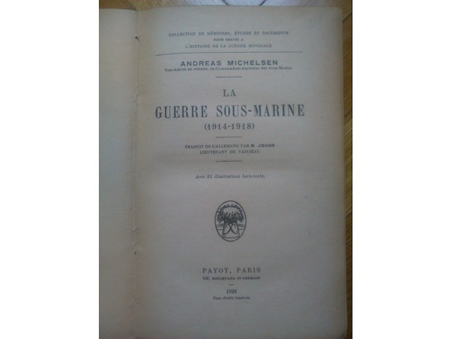 Rat na moru 1914-1918-Mikelsen-izd 1928
