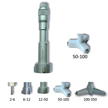 Kern mikrometar 87-100mm mehanički trokraki K200.18