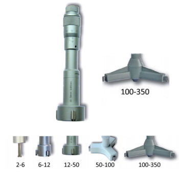 Kern mikrometar 175-200mm mehanički trokraki K200.22