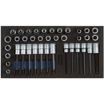 Gedore set nasadnih ključeva inbusa i TORX nastavaka 3/8“ u 1/3 CT modulu 39/1 1500 CT1-ITX 30