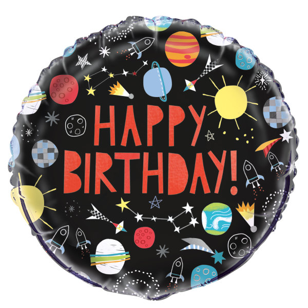 73587U
18″ Foil Happy Birthday Outer Space