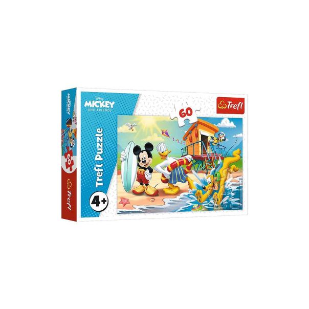 TREFL Puzzle Disney Mikijev zanimljiv dan sa prijateljima - 60 delova