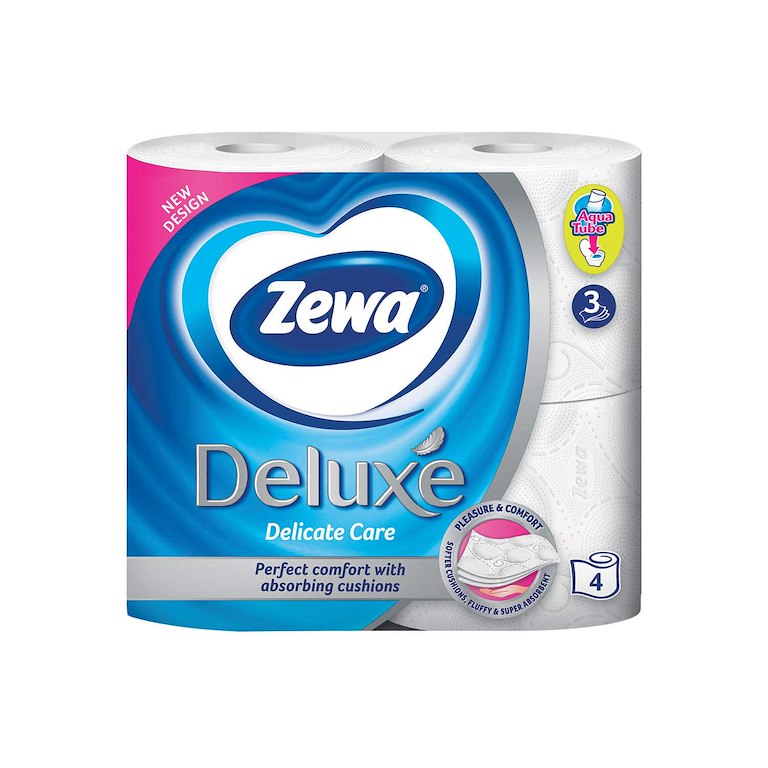 Zewa Deluxe Delicate care troslojni toalet papir 4 komada