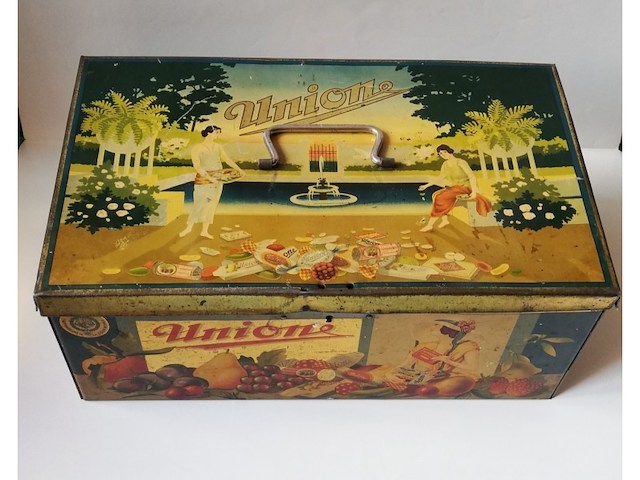 Union metalna kutija od slatkiša Kraljevina SHS