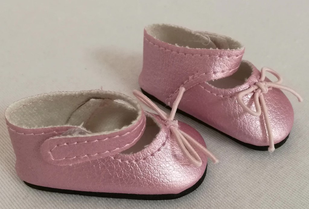 Roze cipele za lutke od 32cm
