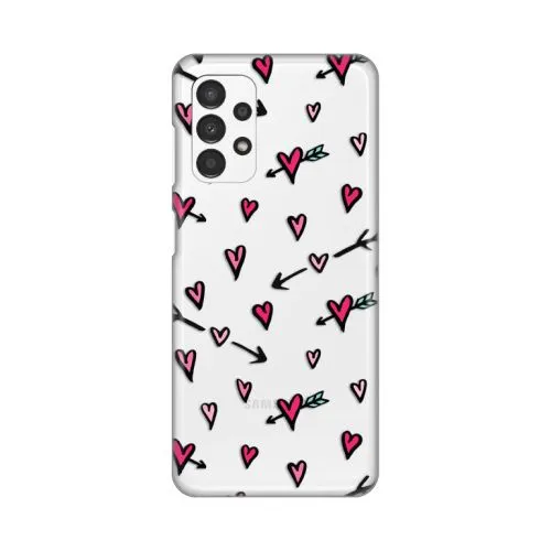 Silikonska futrola - maska print Skin za Samsung A135 Galaxy A13 4G Heart Pattern