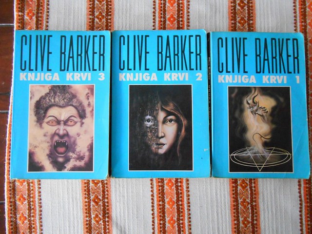 Clive Barker / Klajv Barker - Knjiga krvi 1-3