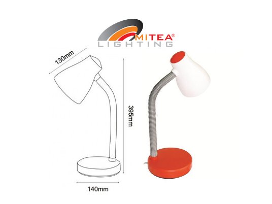 Mitea stona LED lampa, 1x15W, E27, narandžasta, M1000