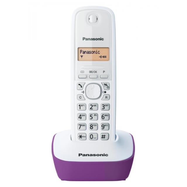 Panasonic bežični telefon, KX-TG1611FXF, ljubičasti