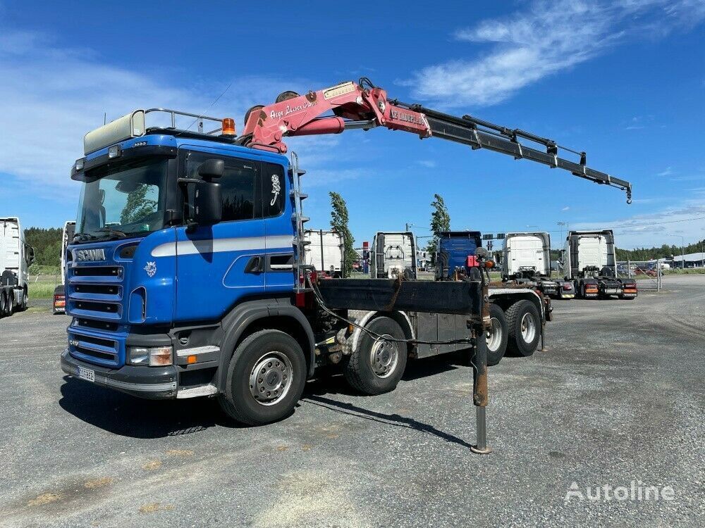 Scania R420 kamion sa kukom za podizanje tereta