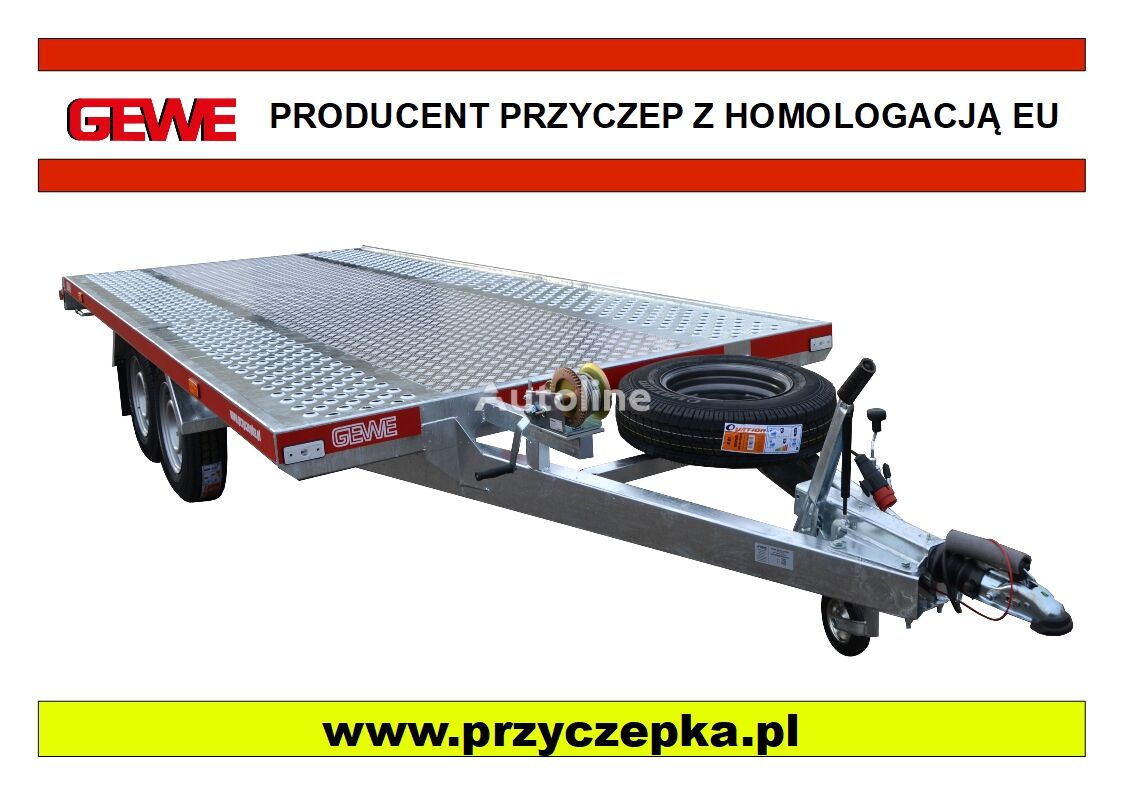 Nova Gewe L3500 D/5, 6,10 x 2,10 m prikolica autotransportera