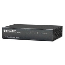 INTELLINET 5-Port Gbt Switch metal case