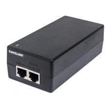 INTELLINET Gigabit Ultra PoE+ Injector, 1x60W Port, Plastic Housing 561235