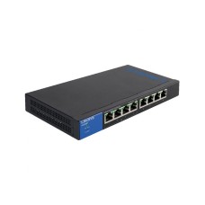 LINKSYS Unmanaged Gigabit 8-port PoE switch, 4xPoE ports, 50W budget LGS108P-EU