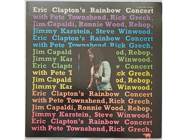 ERIC  CLAPTON  -  RAINBOW  CONCERT (Japan Press)