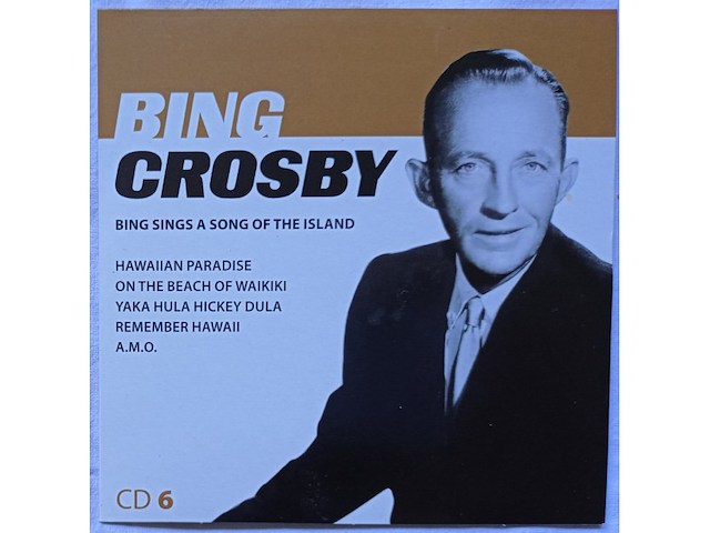 BING CROSBY - Bing sings a song of the island ( Mint)