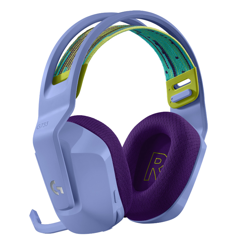 G733 Lightspeed Wireless RGB Gaming Headset Lilac