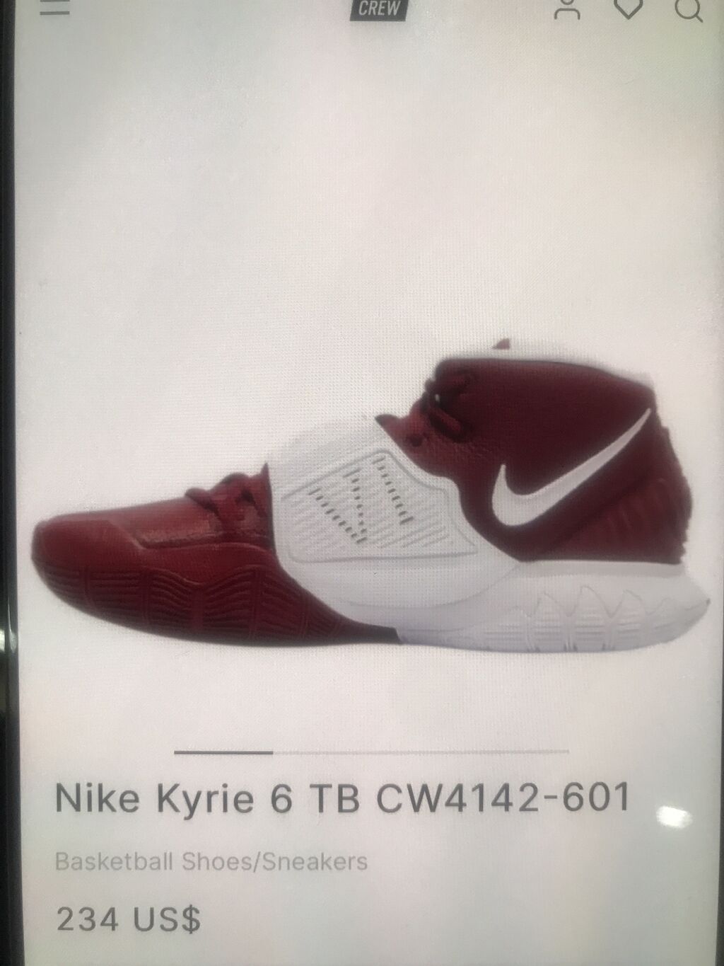 Nike Kyrie 6 basketball sneakers. Original iz Amerike. Br 36(23cm