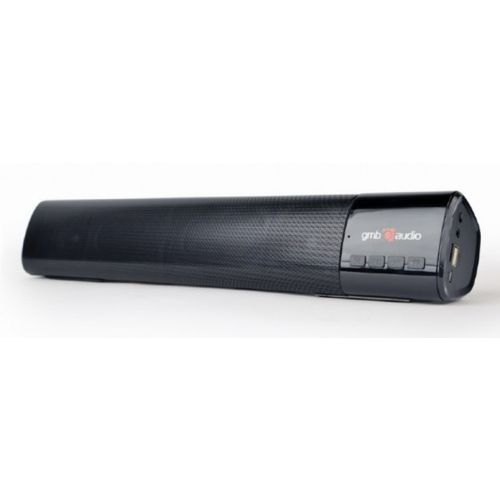 SPK-BT-BAR400-01 Gembird Bluetooth speaker soundbar 2x5W FM, USB, SD, AUX, mikrofon, black