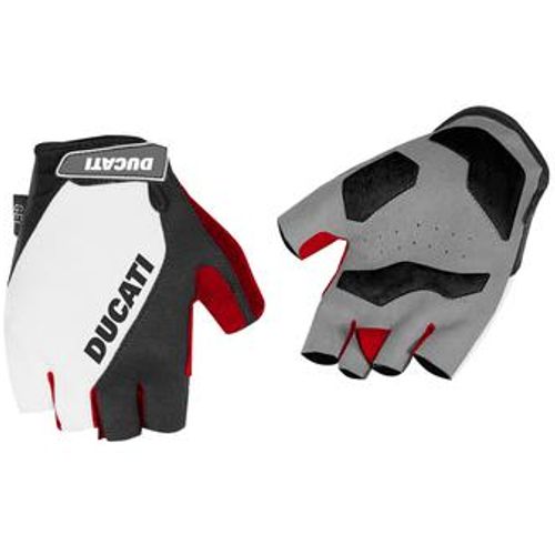 Ducati Bike Gloves - White-Red