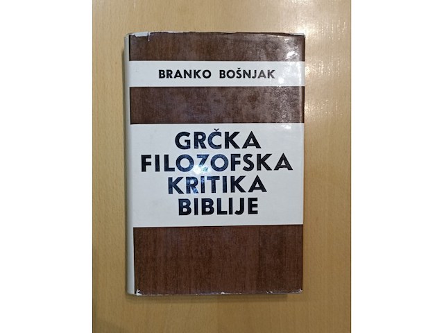 Grčka filozofska kritika Biblije