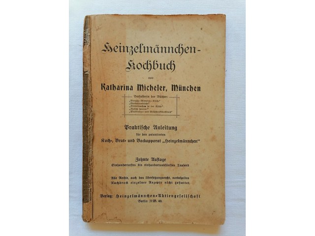 Heinzelmännchen - Kochbuch - Katharina Micheler