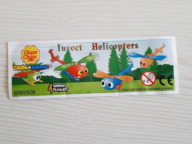 CHUPA CHUPS INSECT HELICOPTERS BPZ