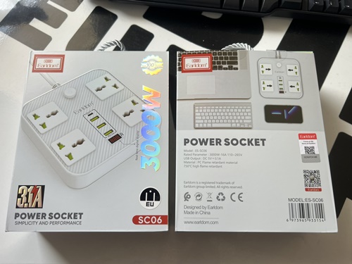 Earldom Power Socket 3000W