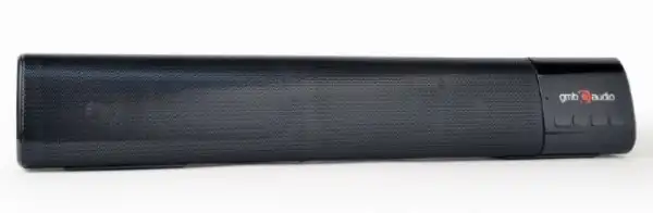 SPK-BT-BAR400-01 Gembird Bluetooth speaker soundbar 2x5W FM, USB, SD, AUX, mikrofon, black