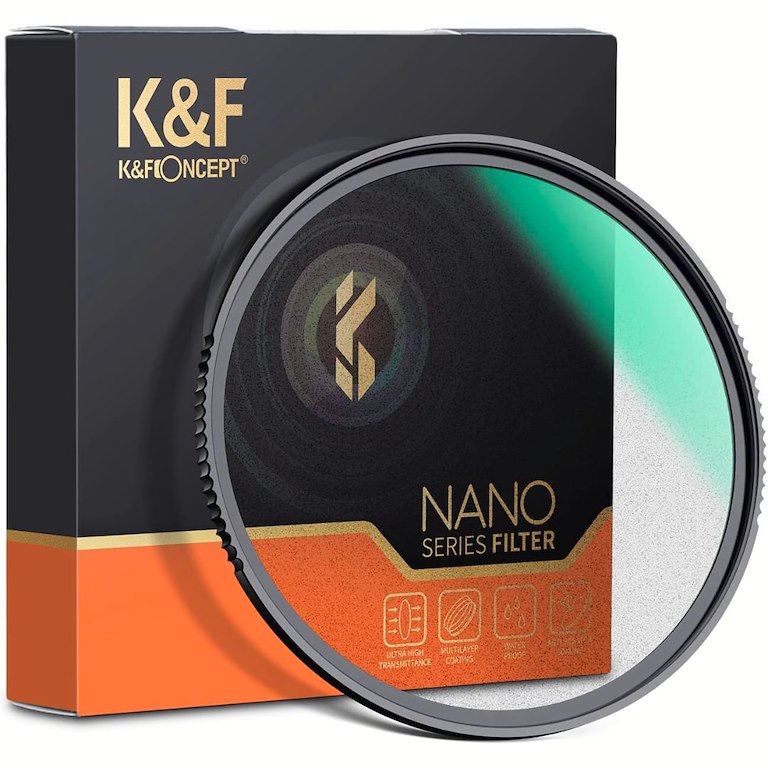K&F Concept 72mm Black Mist Diffusion 1/1 Filter KF01.1693