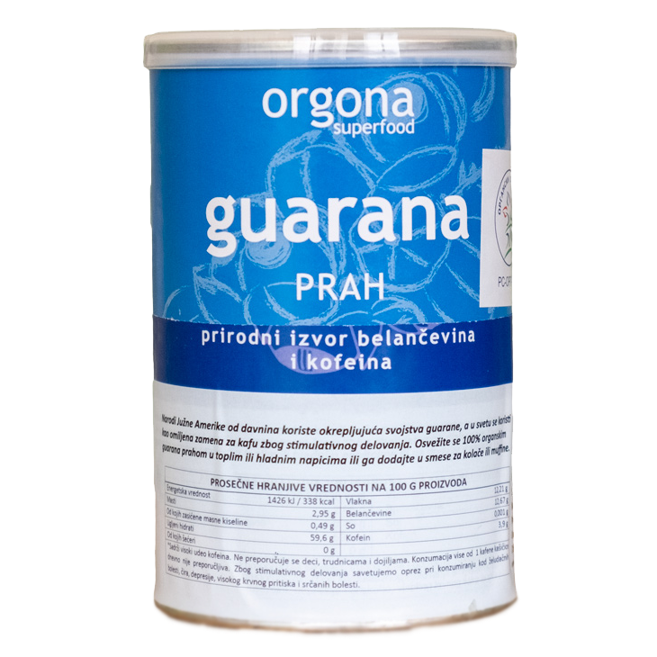 GUARANA PRAH
ORGANSKI 100g