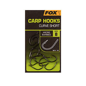 FOX CARP HOOKS CURVE SHORT