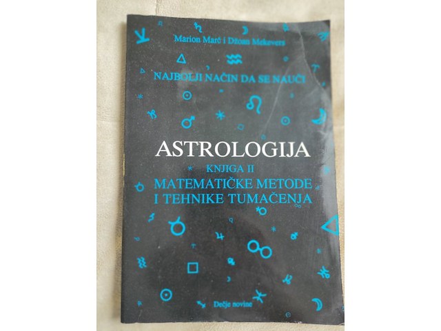 Astrologija, knjiga II,Matematičke metode i tehnike