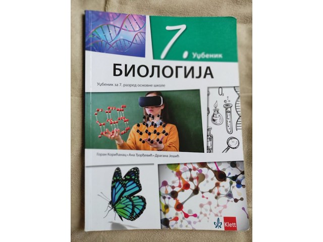 Biologija 7,Klett,novo izdanje