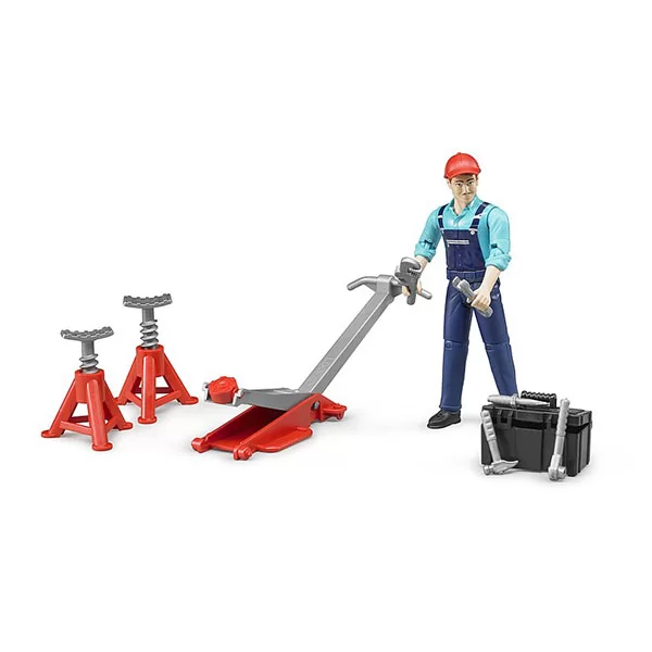 Figura set mehaničar sa alatom Bruder 621001
Figura set mehaničar sa alatom Bruder 621001